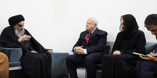 UN Head of Iraq Mission Meets Grand Ayatollah Sistani - Ijtihad Network